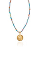 Hermina Athens Hercules Pastel Rainbow Necklace – October Forest